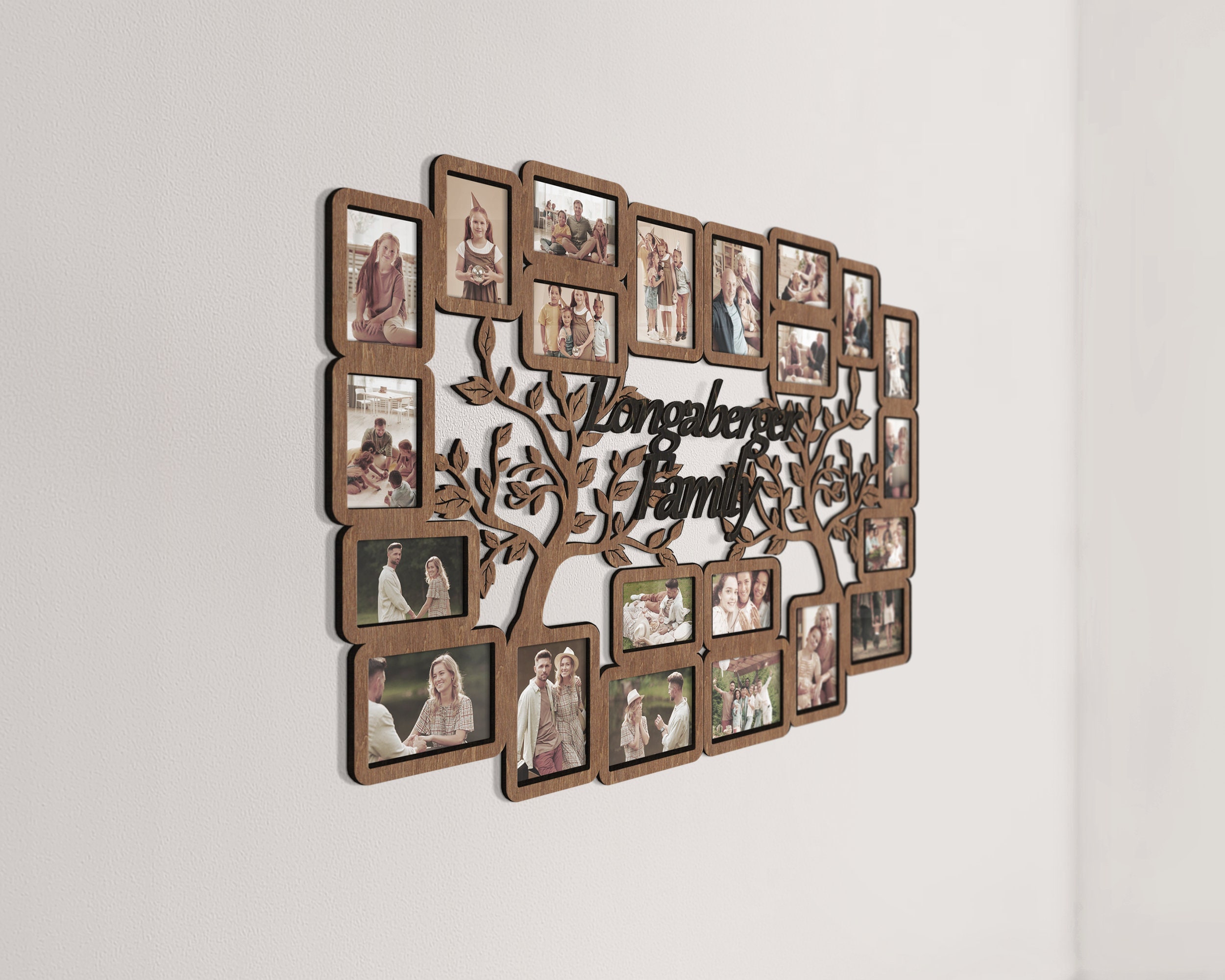 Large Family Tree Frame Personalized Picture Frame Collage - Etsy UK