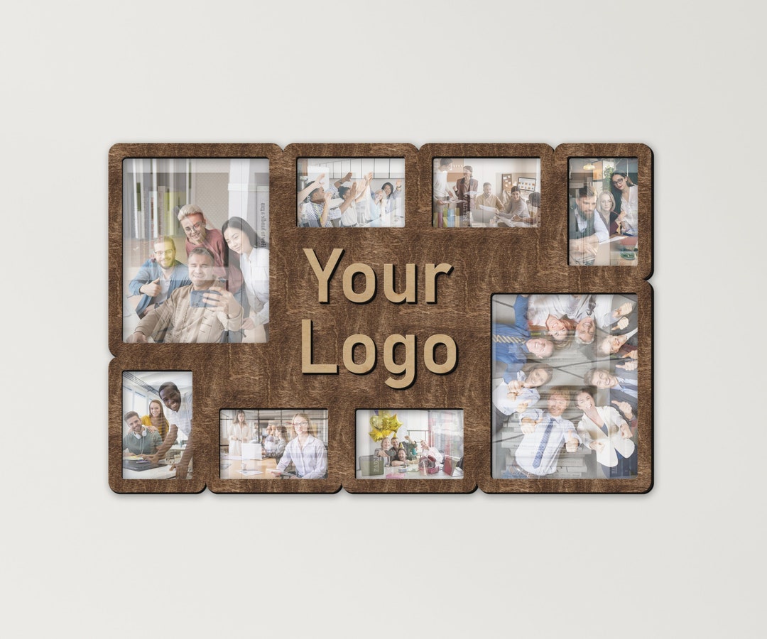 Custom Photo Frame for Business Logo Personalized Office Wall Decor ...