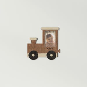 Personalized Engraved Train New Family Photo Frame Custom Kids Room ...