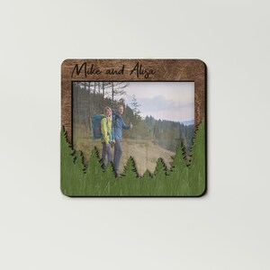 Personalized 8x10 Picture Frame Forest Wall Decor Travel Wall Decor ...