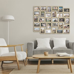 Wooden Picture Frame Collage Large Wall Gallery Black Friday - Etsy