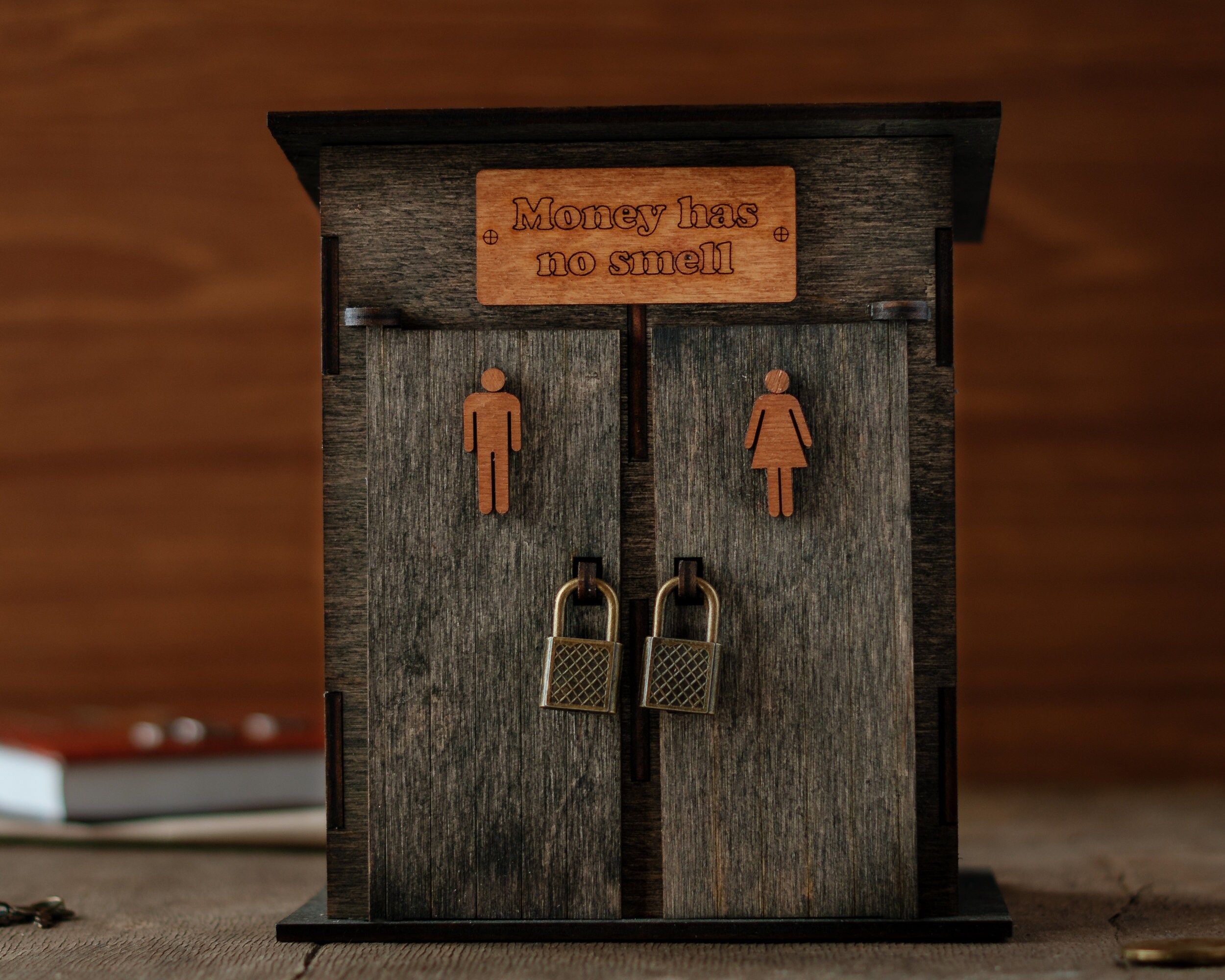 Personalized Toilet Piggy Bank Wooden Coin Bank Adult Piggy Bank Joke ...