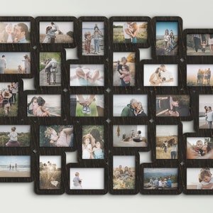 Wooden Picture Frame Collage Large Wall Gallery Black Friday Sale Multi ...