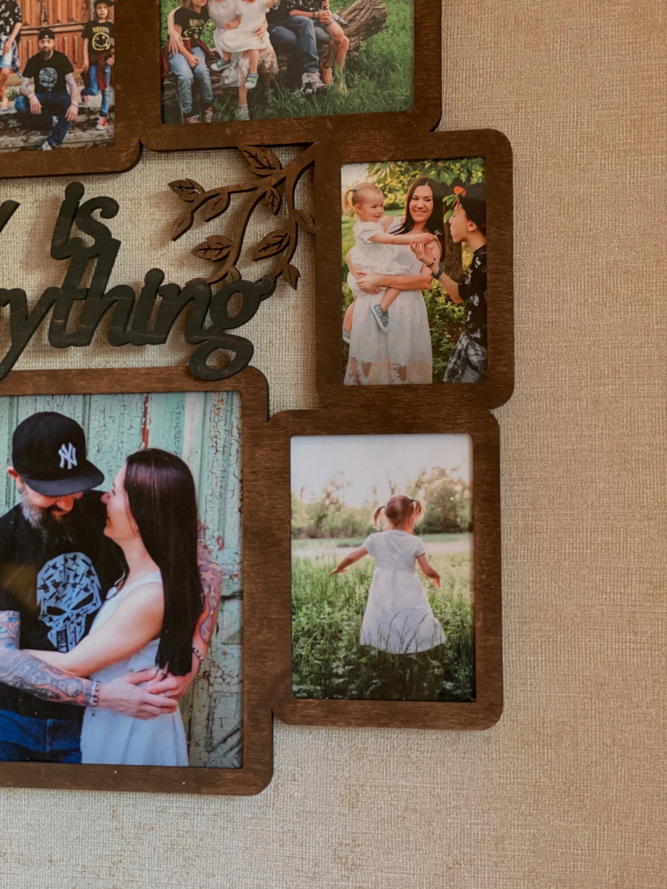 Family Tree Wood Picture Frame Collage 8x10 Picture Frame | Etsy