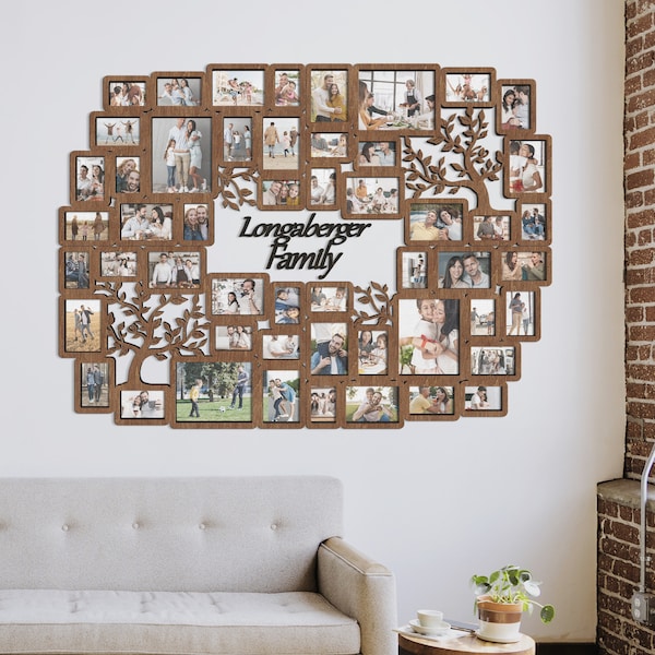 Huge Personalized Collage Picture Frame - Etsy