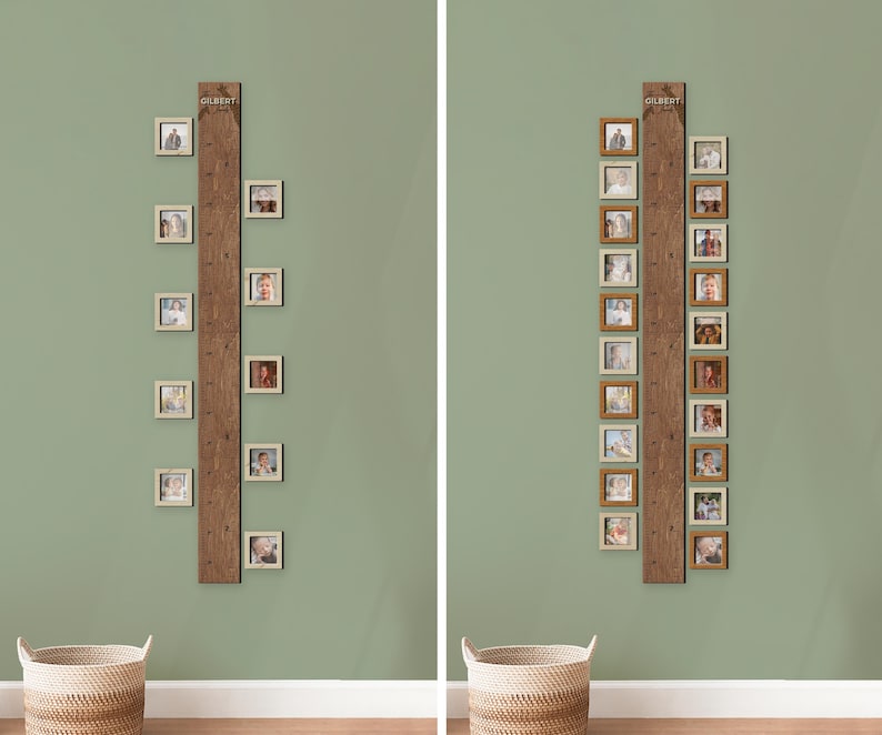 Personalized Kids Height Growth Chart Custom Wooden Growth Ruler ...