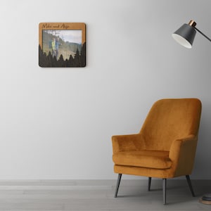 Personalized 8x10 Picture Frame Forest Wall Decor Travel Wall Decor ...