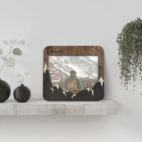 Engraved Photo Frame Landscape - Etsy