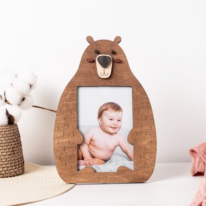 Teddy Bear Nursery Wall Decor Kids Room Decor Engraved Name Sign First ...