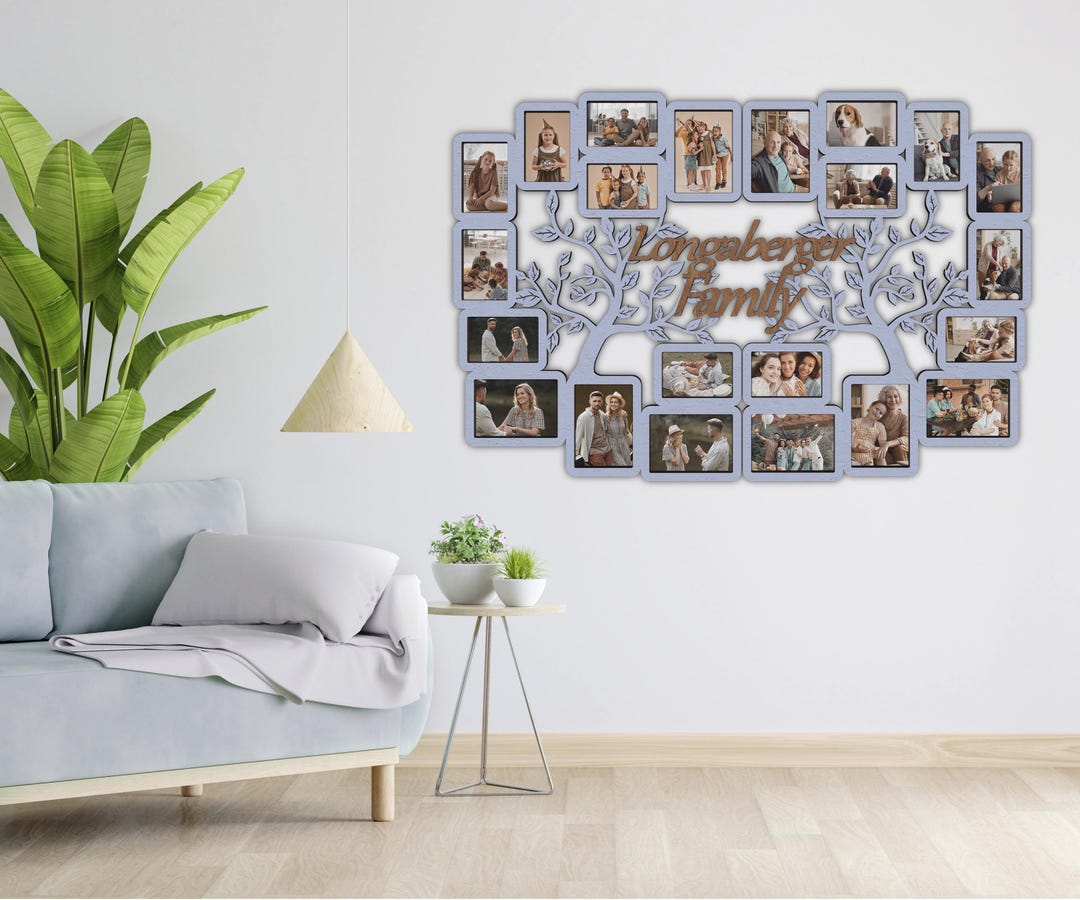 Large Picture Frame Collage Big Photo Frame Family Tree Collage Custom ...