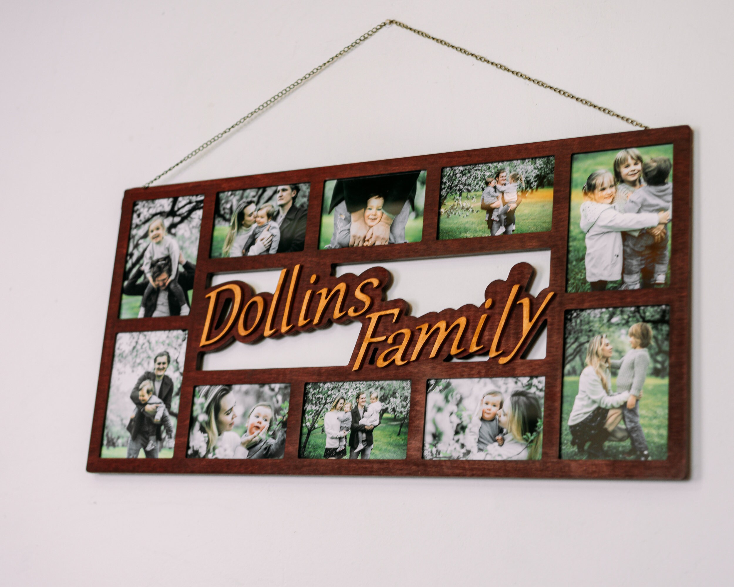 Personalized Photo Frame Collage Custom Text Picture Collage Custom ...