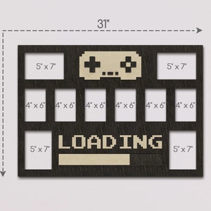 Instant Download Game Picture Frame Collage Gaming, Programmer Gift ...