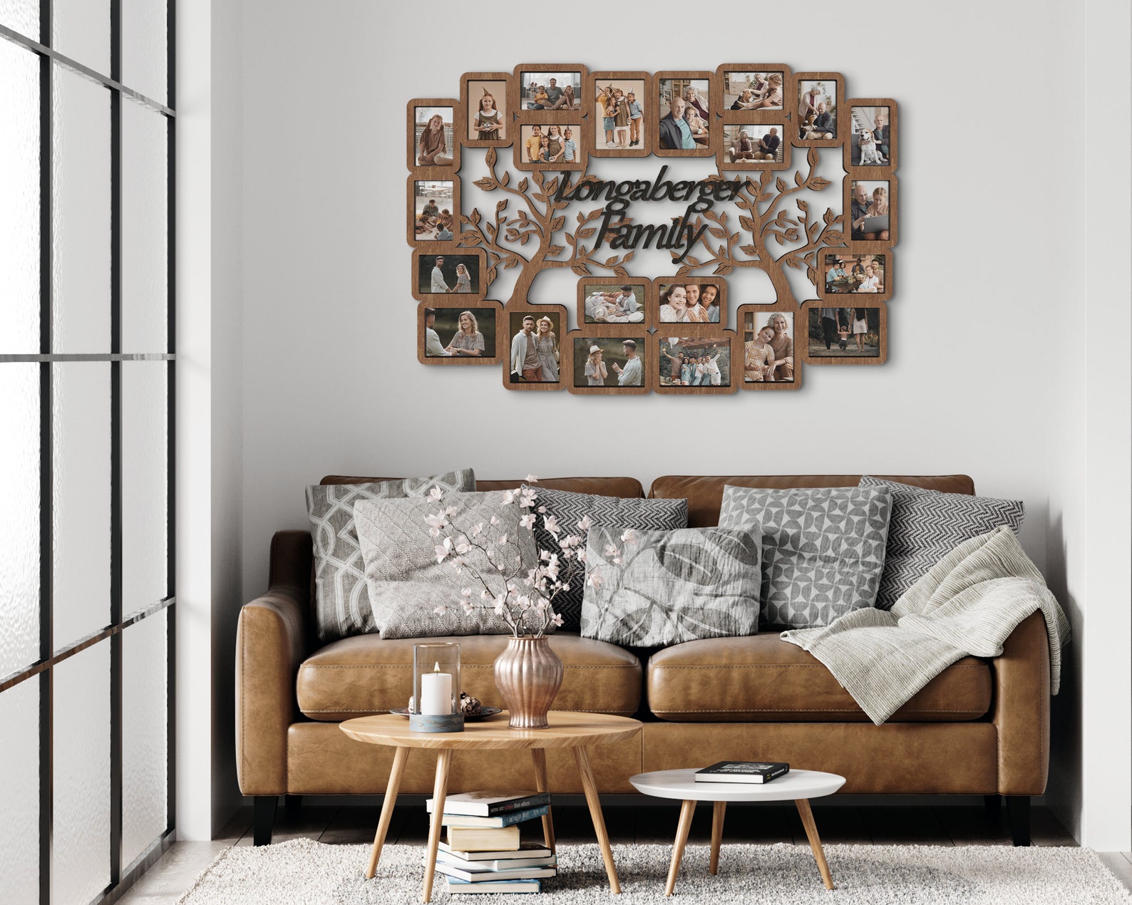 Large Family Tree Frame Personalized Picture Frame Collage - Etsy