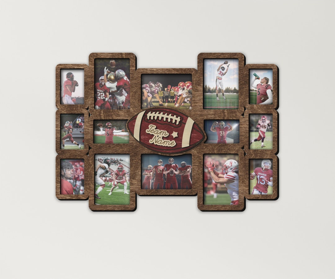 Custom Sports Team Photo Display Personalized American Football Picture ...