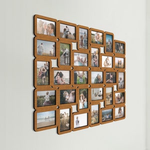 Wooden Picture Frame Collage Large Wall Gallery Black Friday - Etsy