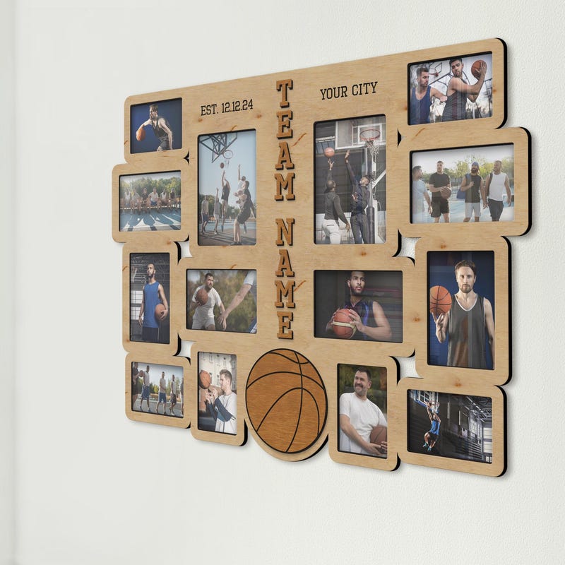 Basketball Collage Picture Frame - Etsy