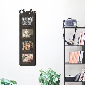 Custom 4 Generations Picture Frame – Personalized Family Name Collage ...