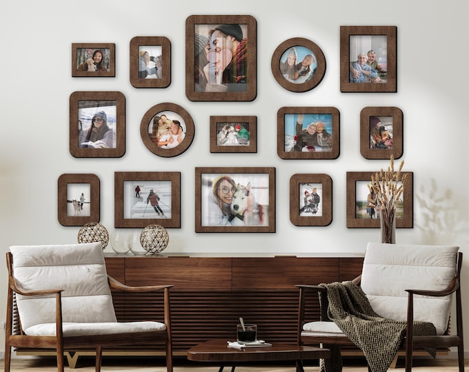 Photo Gallery Wall Frame Set,gallery Wall Pictures Decor,family Wall ...