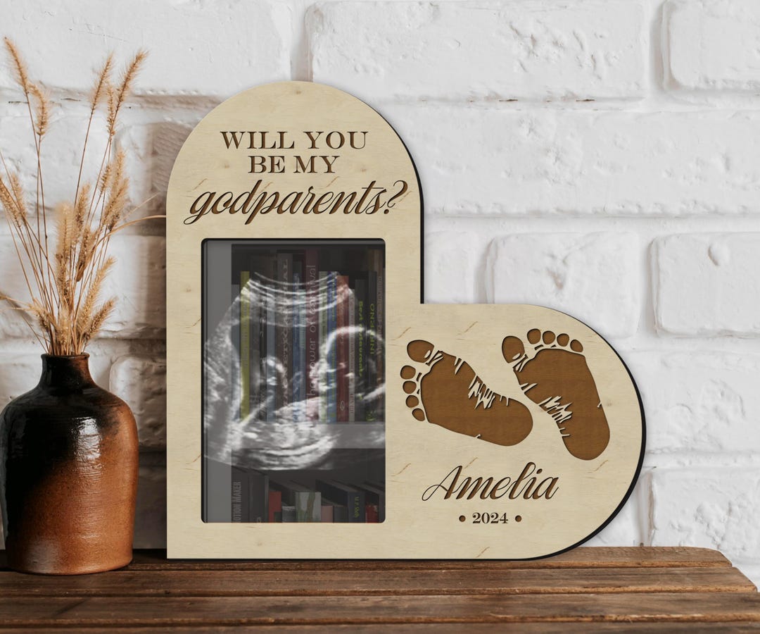 Will You Be My Godparents Frame - Personalized Proposal Frame, Custom ...