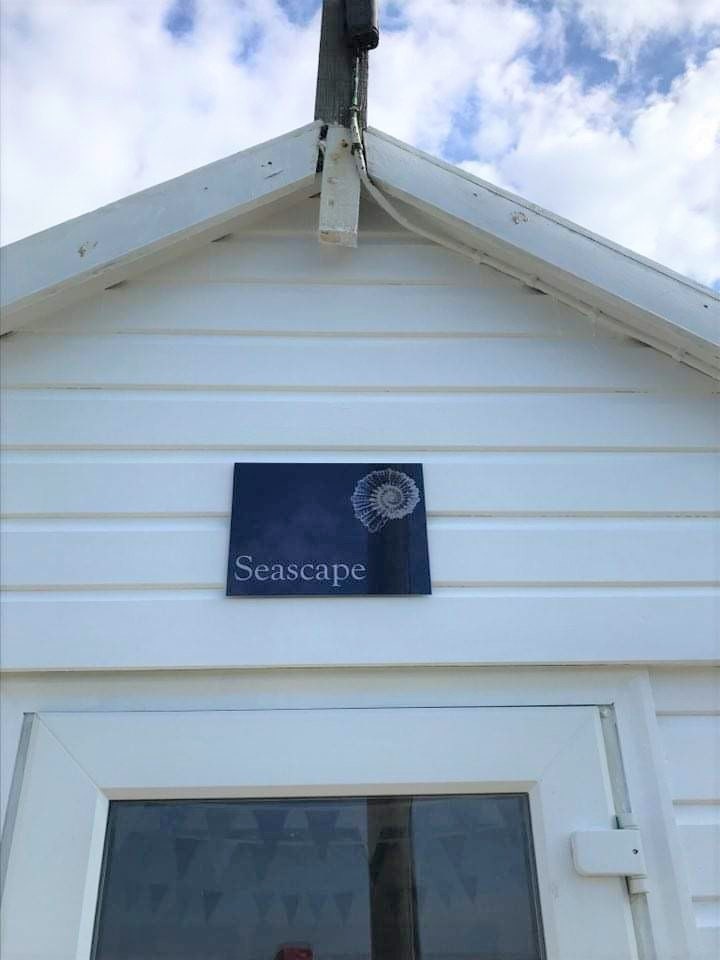 Coastal Maritime Shells Ship House Number Name Beach Hut Sign, Wall ...