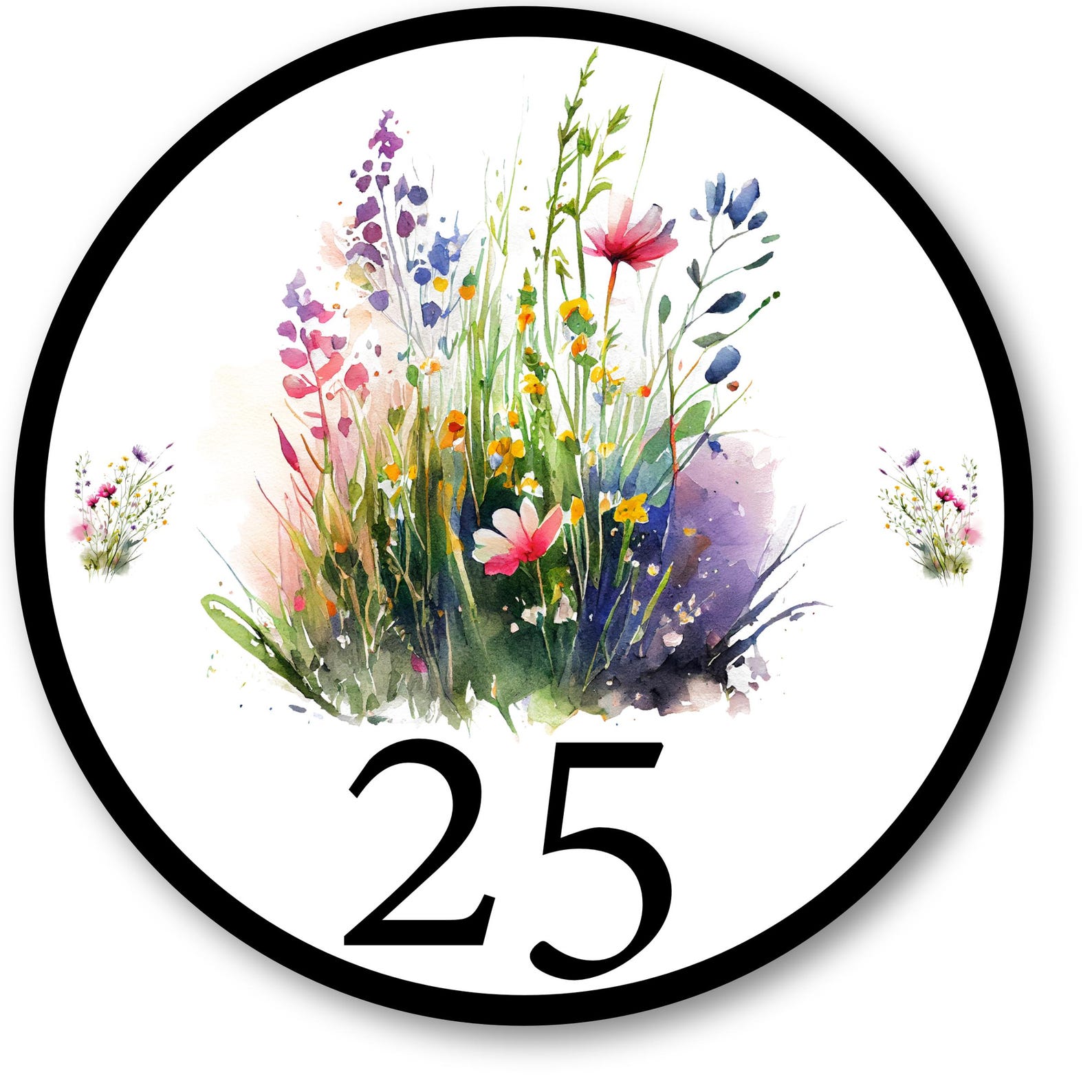 Meadow Flowers House or Cottage Sign Personalised Plaque - Etsy