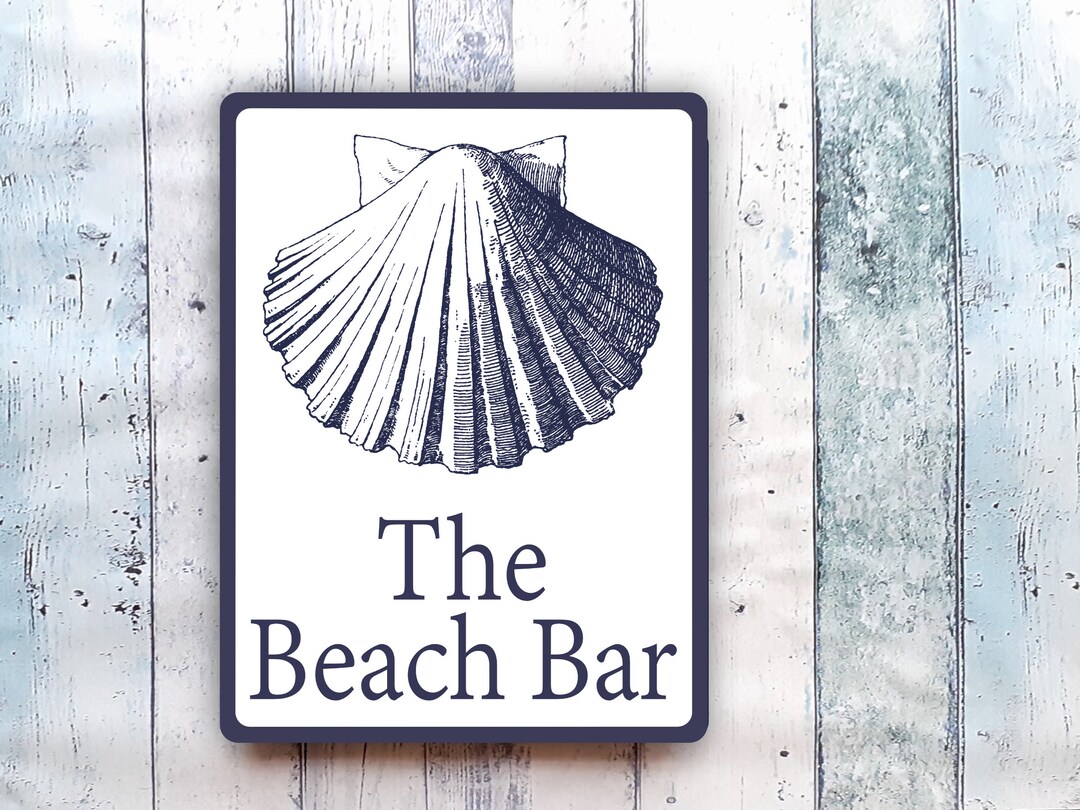 Scallop Shell House Sign, Number, Name, Address, Cottage Sign ...