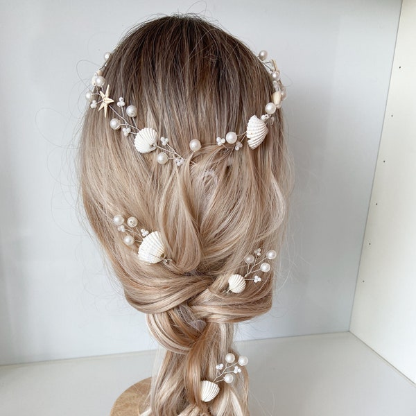 Seashell Hair Accessories - Etsy
