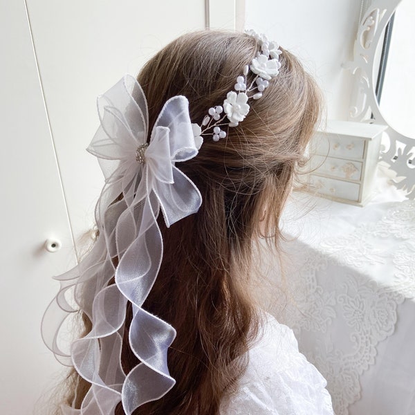 Communion Headpiece - Etsy