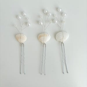 Seashell Bridal Hair Vine With Pearls and Starfish - Beach Wedding Hair ...