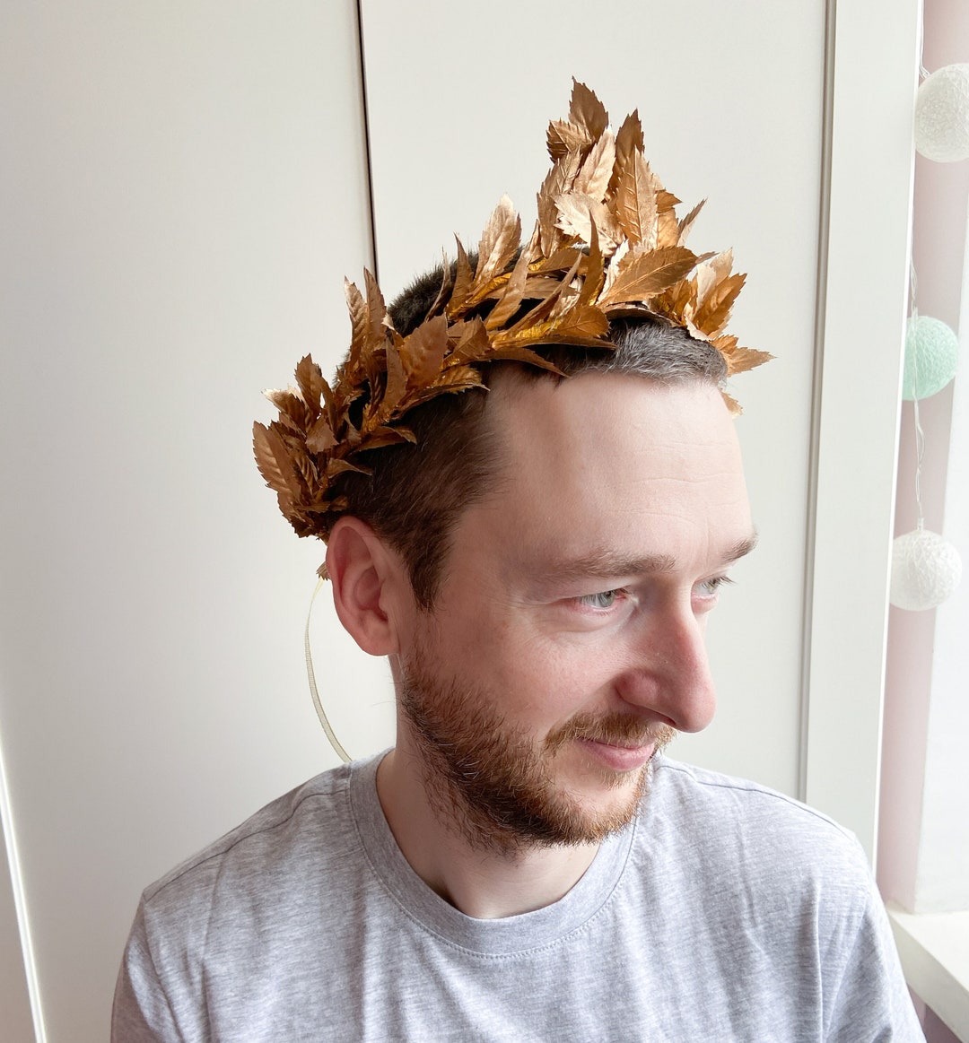 Elegant Gold Laurel Crown Greek Goddess Inspired Headpiece - Etsy