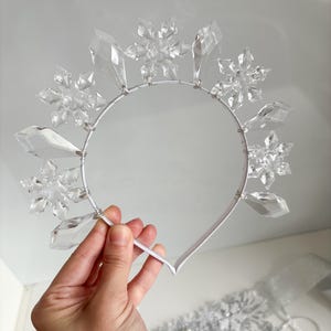 Ice Queen Crown, Magical Hair Piece for Winter Celebrations - Etsy