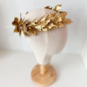 Shiny Gold Crown Fit for a Caesar, Gold Greek Goddess Crown - Etsy