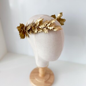 Shiny Gold Crown Fit for a Caesar, Gold Greek Goddess Crown - Etsy