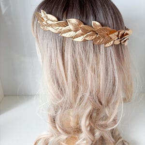 Laurel Wreath, Gold Leaf Crown for LARP, Cosplay, Festival - Etsy
