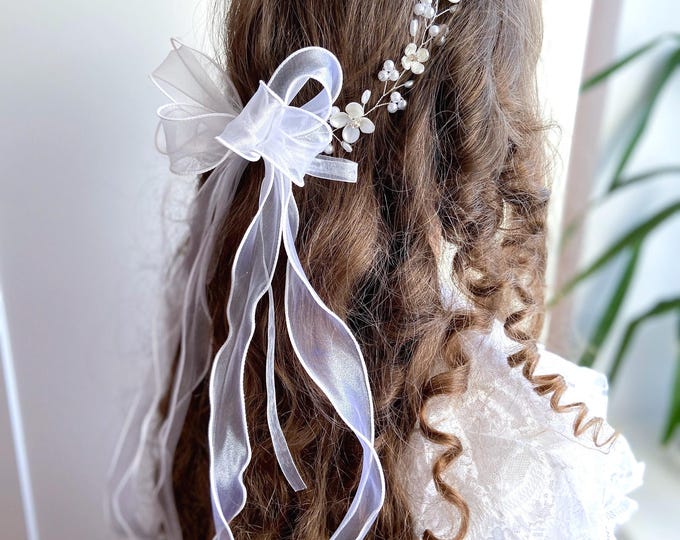 Communion Hair Bow - Etsy