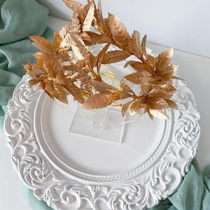 Elegant Gold Laurel Crown - Greek Goddess Inspired Headpiece - Etsy