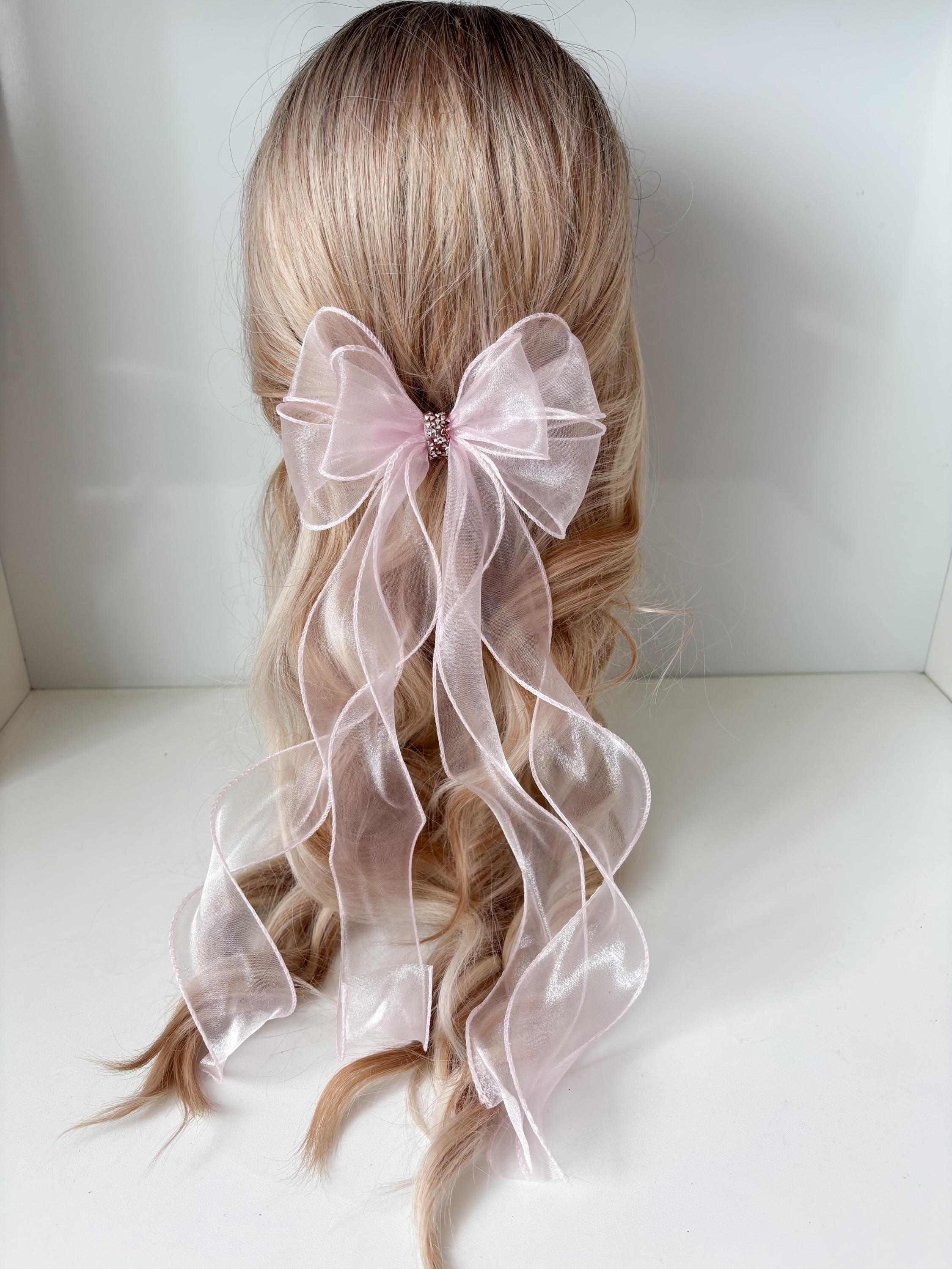 Green Hair Bow – Handmade Hair Accessory for Elegant Hairstyles - Etsy