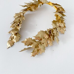 Shiny Gold Crown Fit for a Caesar, Gold Greek Goddess Crown - Etsy