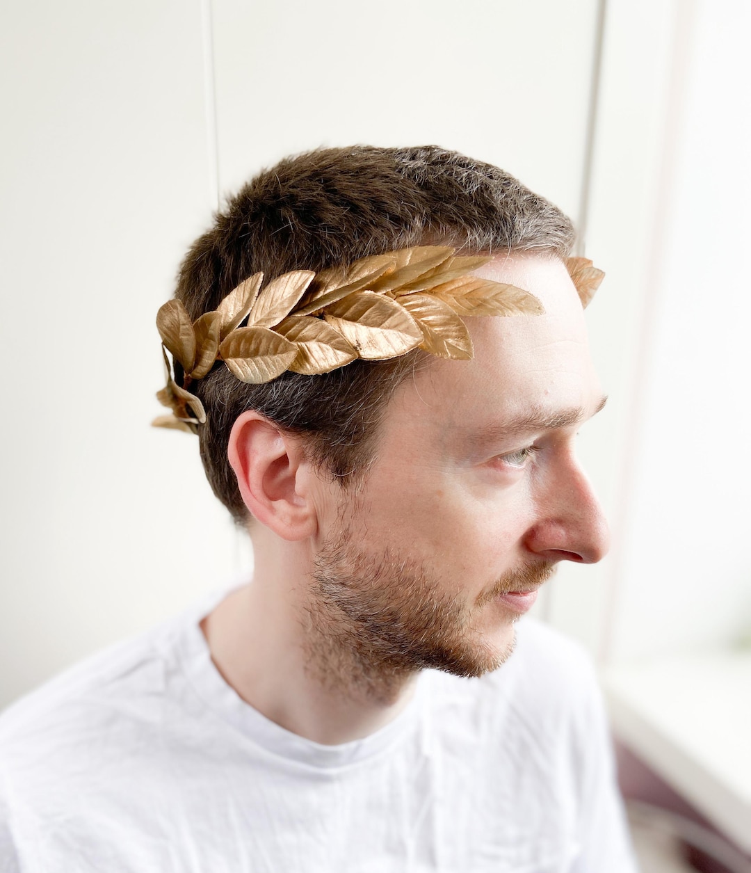 Gold Laurel Wreath, Greek Goddess Leaf Crown - Etsy