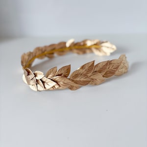 Gold Laurel Wreath, Greek Goddess Leaf Crown - Etsy