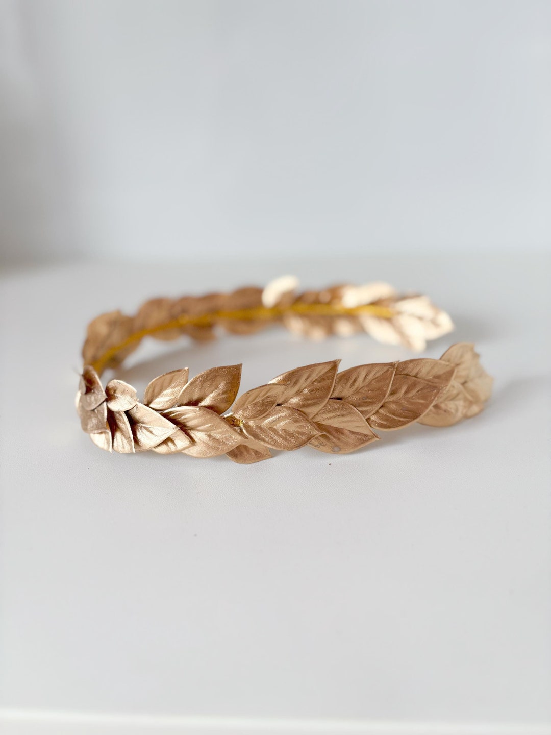 Gold Laurel Wreath, Greek Goddess Leaf Crown, Wedding Hair Crown - Etsy