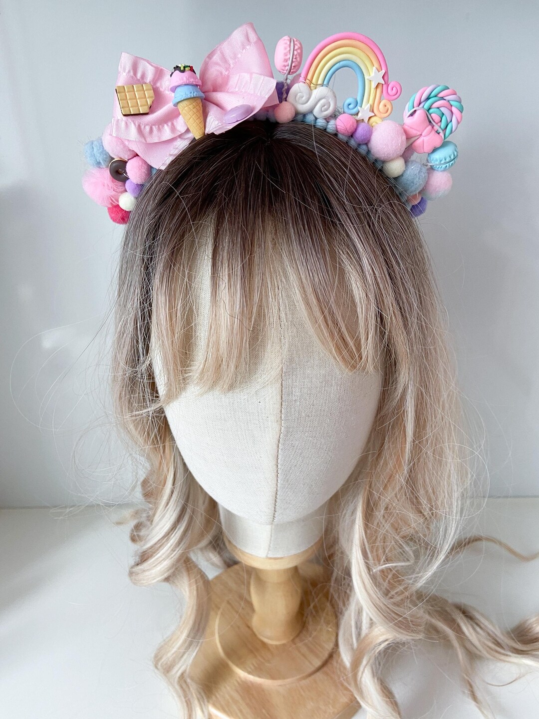 Ice Cream & Candy Headband, Sweets Crown, Food Hairpiece, Candyland ...