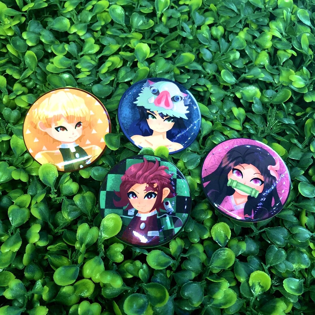 Demon Slayer Badges - Etsy