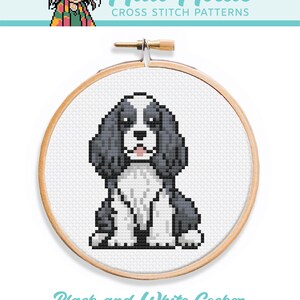 Cocker Spaniel Cross Stitch Pattern - Small and Easy Beginners PDF ...