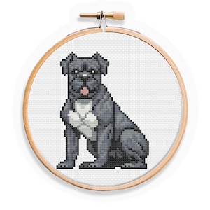 Cane Corso Cross Stitch Pattern - Small and Easy Beginners PDF Pattern ...