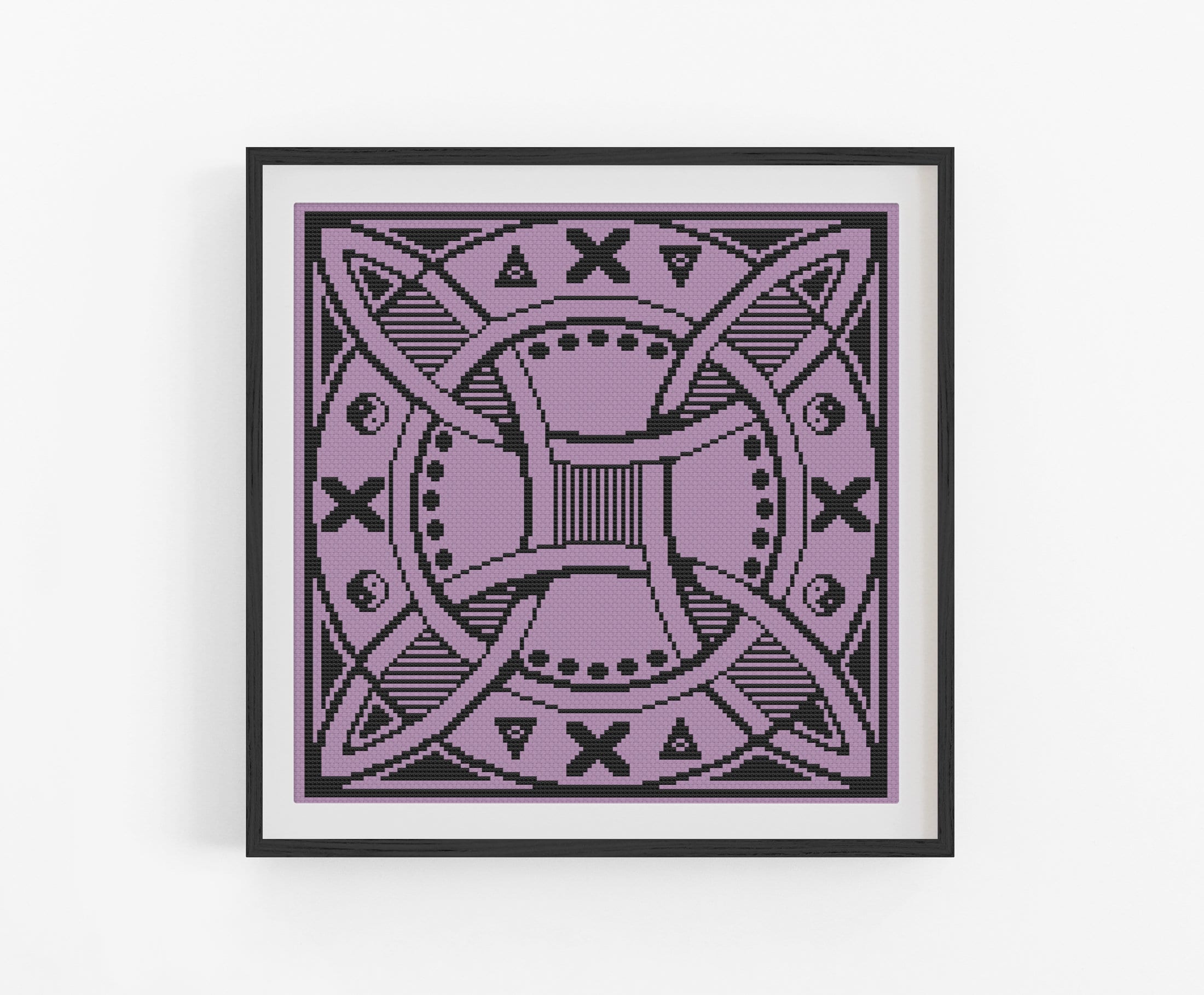 Goth Cross Stitch Pattern Sacred Symbols Cross Stitch | Etsy