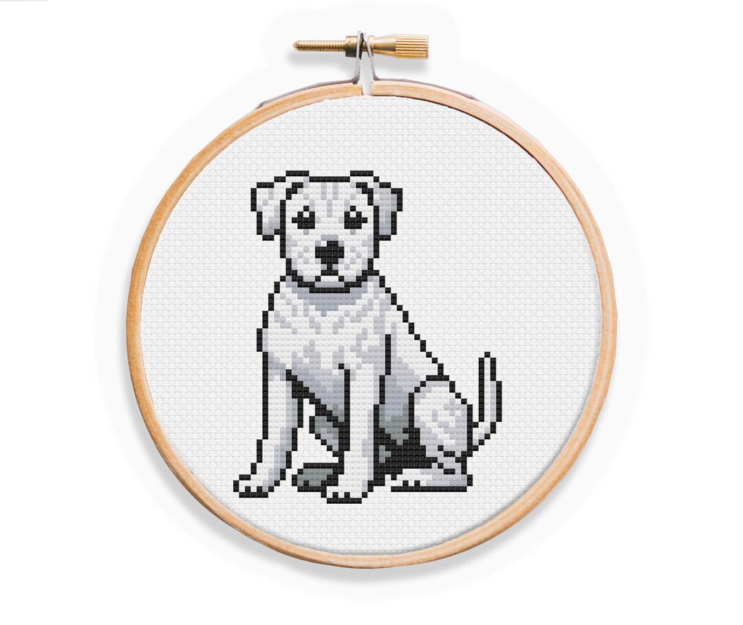 Dogo Argentino Cross Stitch Pattern - Small and Easy Beginners PDF ...