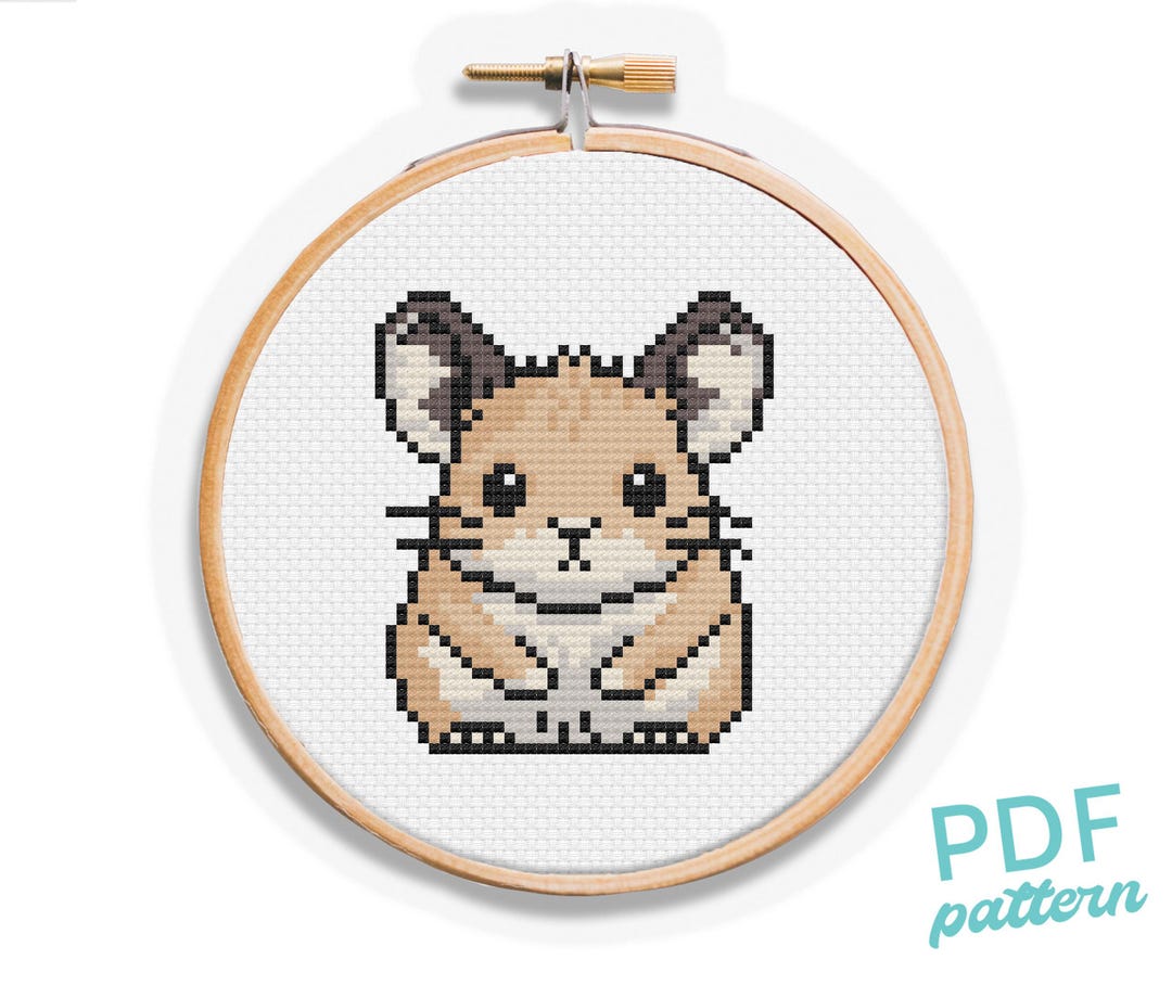 Pika Cross Stitch Pattern - Small and Easy Beginners PDF Pattern - 3 ...