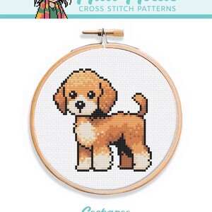Cockapoo Cross Stitch Pattern - Small and Easy Beginners PDF Pattern ...