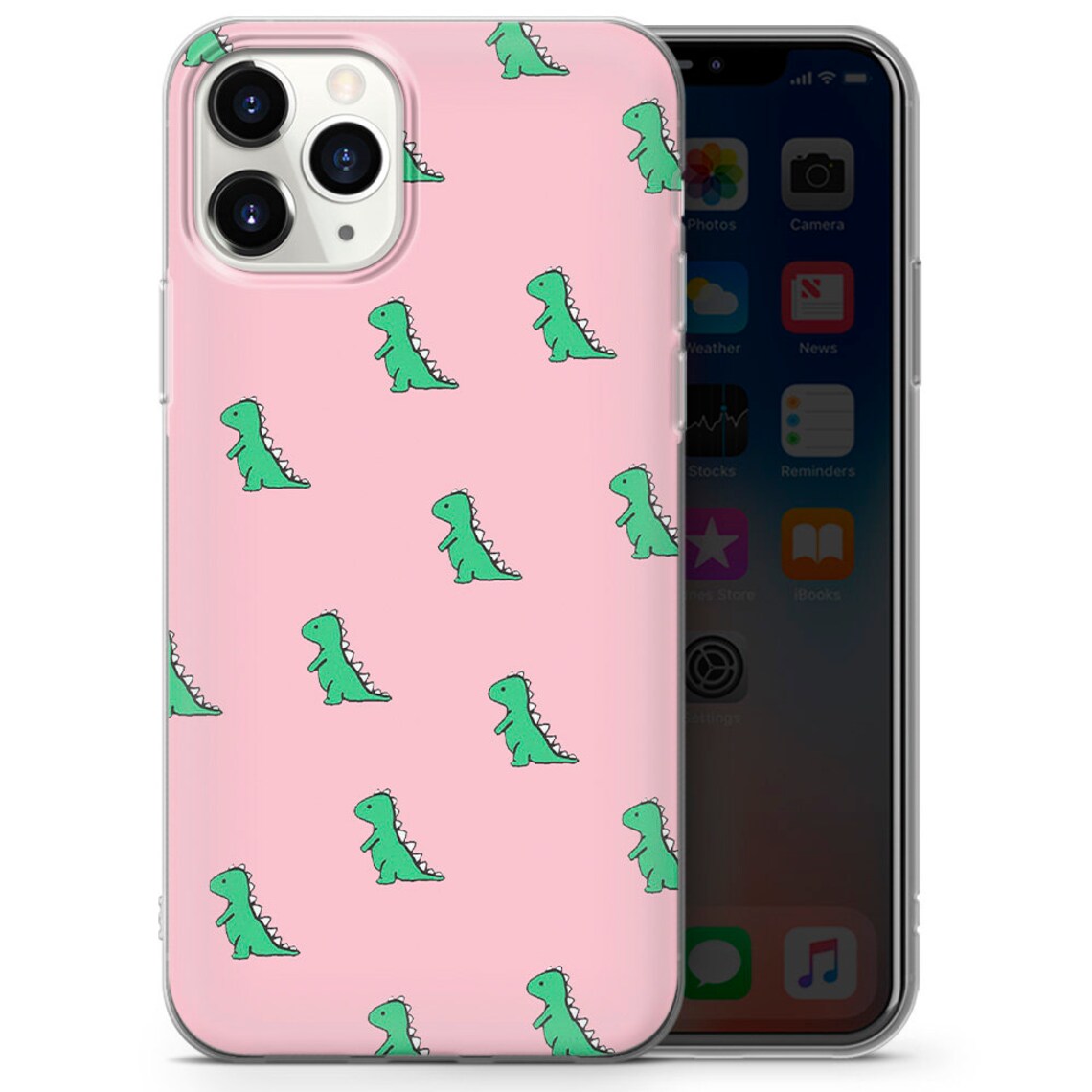 Cartoon Dino Phone Case Cute Kids Dinosaur Cover for Iphone - Etsy